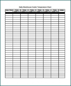 》Free Printable Body Temperature Tracker Template