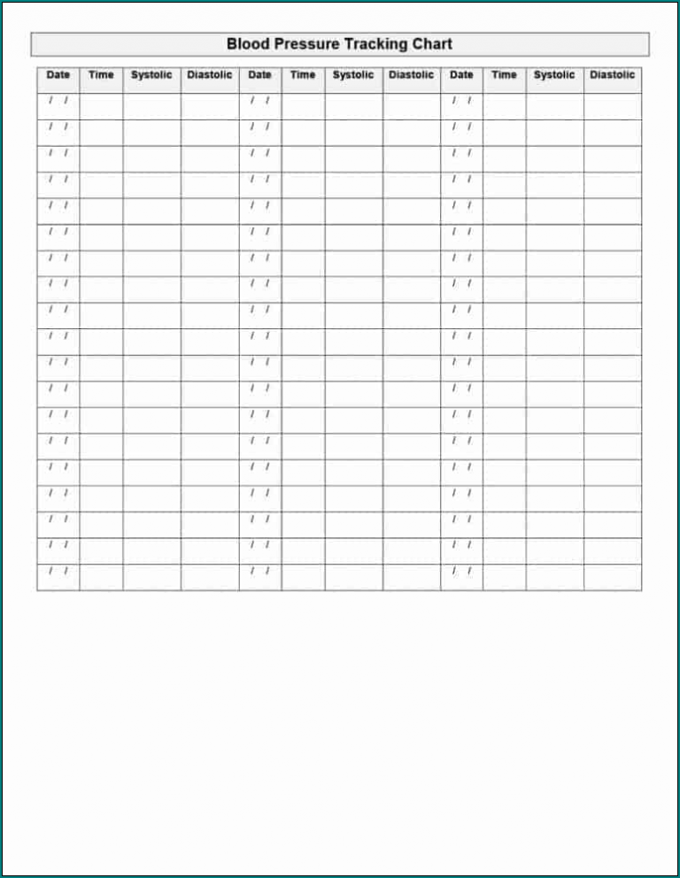 》Free Printable Body Temperature Tracker Template