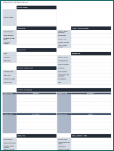 》Free Printable Business Plan Template Excel