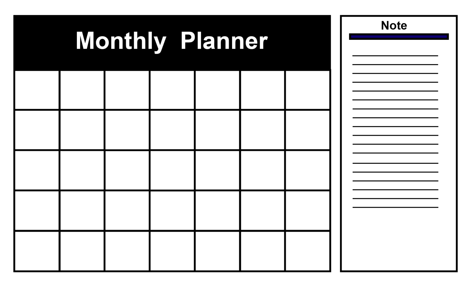 》Calendar Planning Template