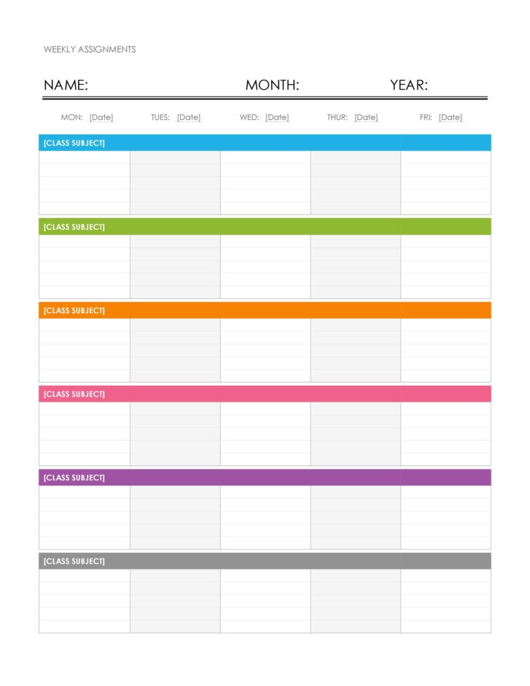 》Calendar Planning Template