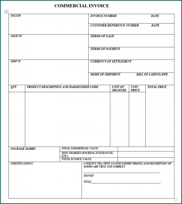 》Free Printable Commercial Receipt Template