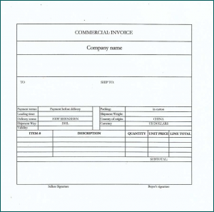 》Free Printable Commercial Receipt Template
