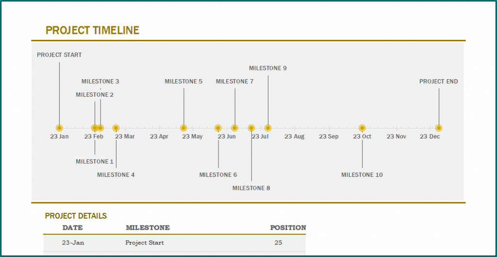 》Free Printable Creative Timeline Template