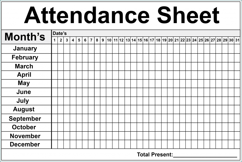 》Free Printable Employee Absence Schedule Template
