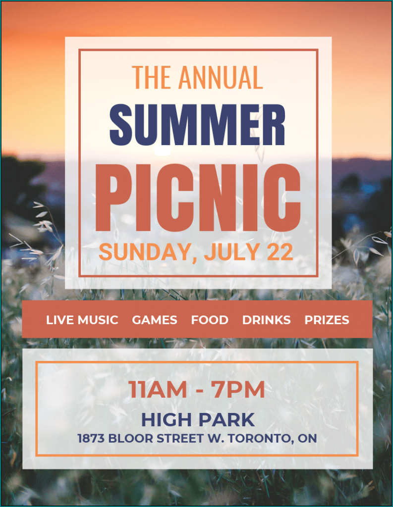 》Free Printable Event Flyer Template