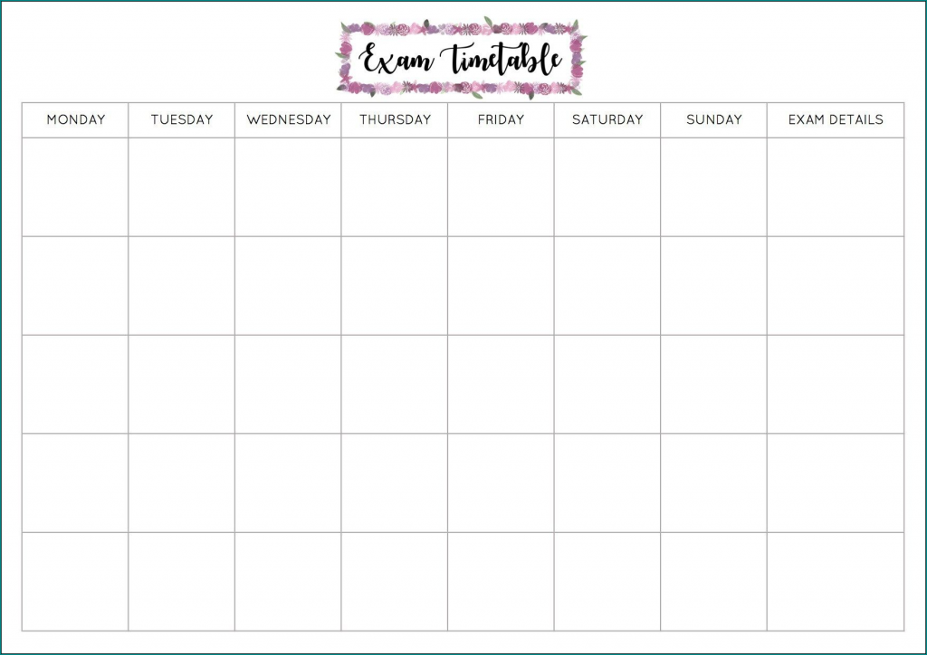 》Free Printable School Schedule Template