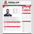 》Editable Soccer Player Profile Template (Word)