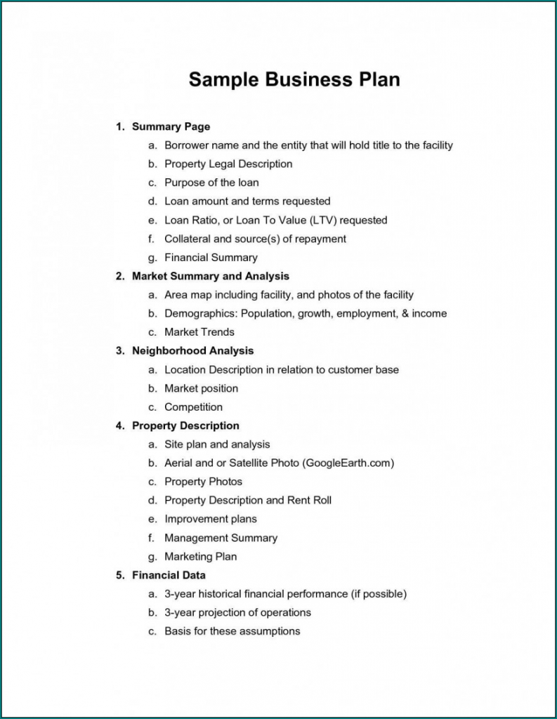 》Free Printable Startup Business Plan Template