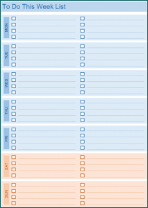 》Free Printable To Do List Template Excel