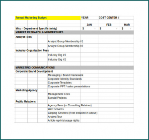 》Free Printable Financial Budget Template