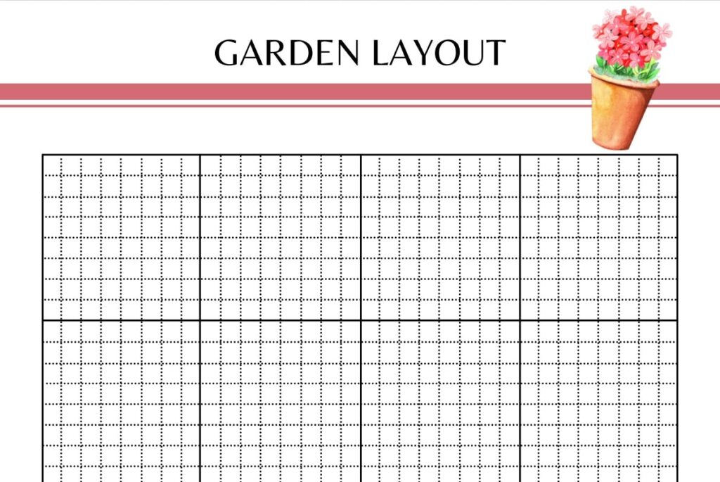 》Garden Planning Template