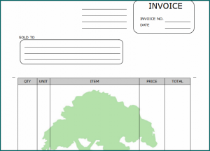 》Free Printable Lawn Care Receipt Template