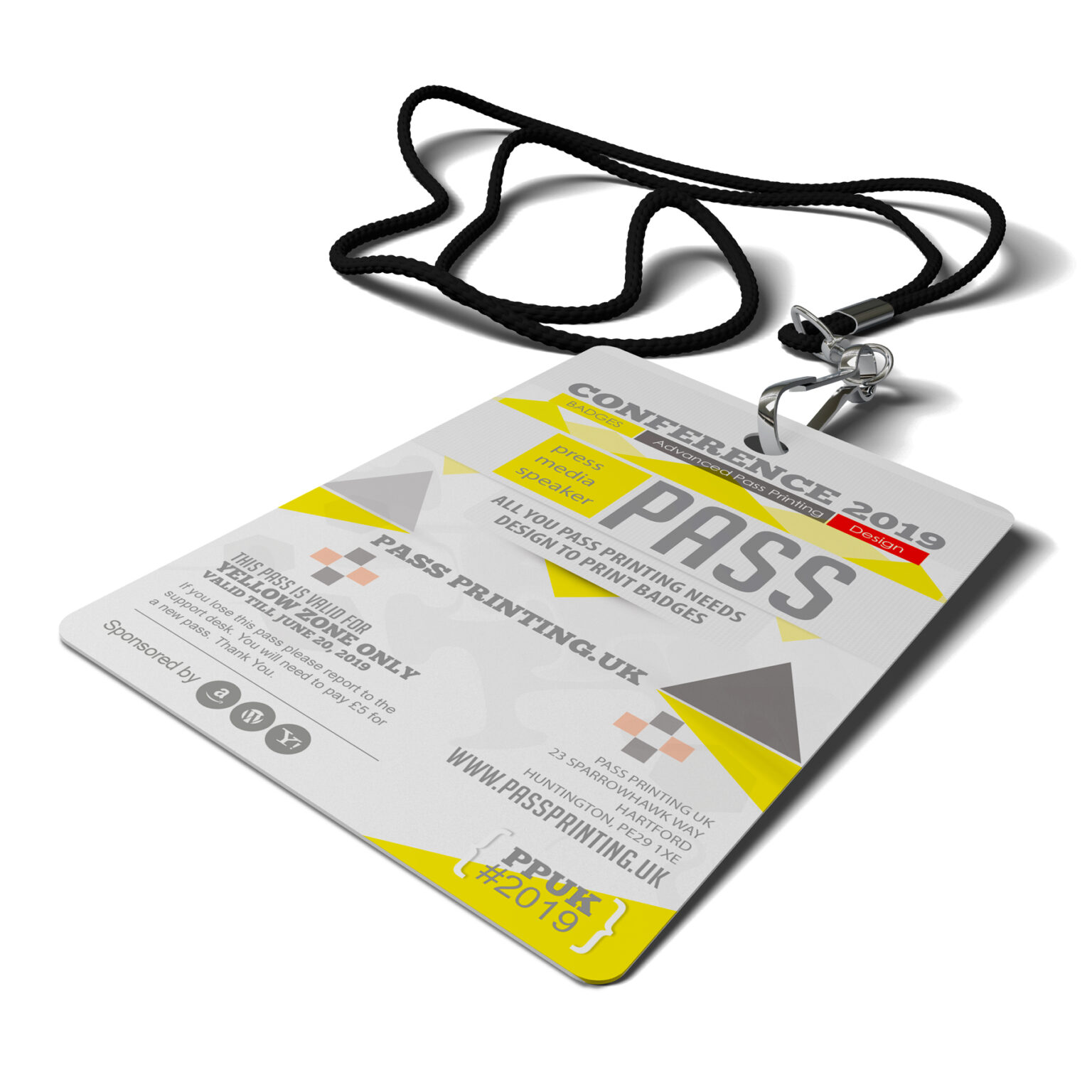 》Customizable Press Pass Template (Word)