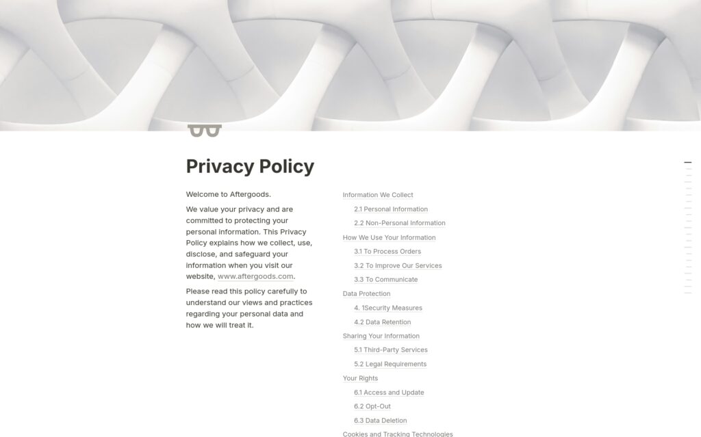 》Privacy Policy Template (Word)