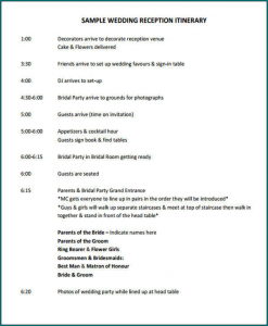 》Free Printable Program Format For Events