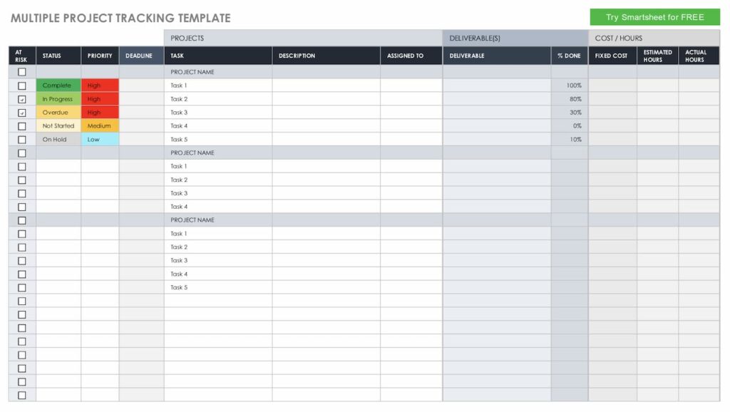 》Project Issue Tracker Template (Excel)