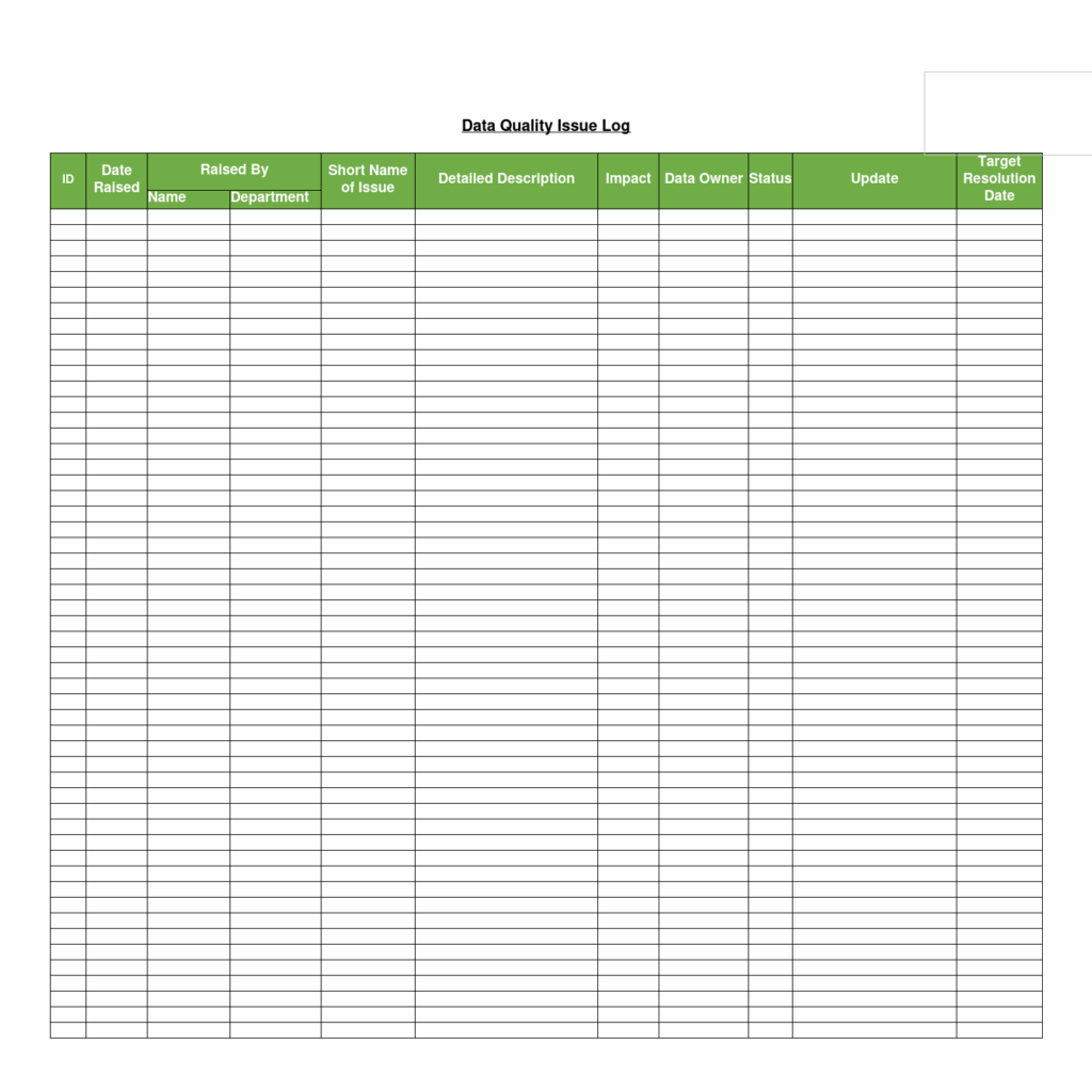 》Quality Complaint Log Template (Excel)