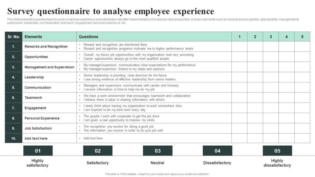 》Customizable Questionnaire Template (Word)