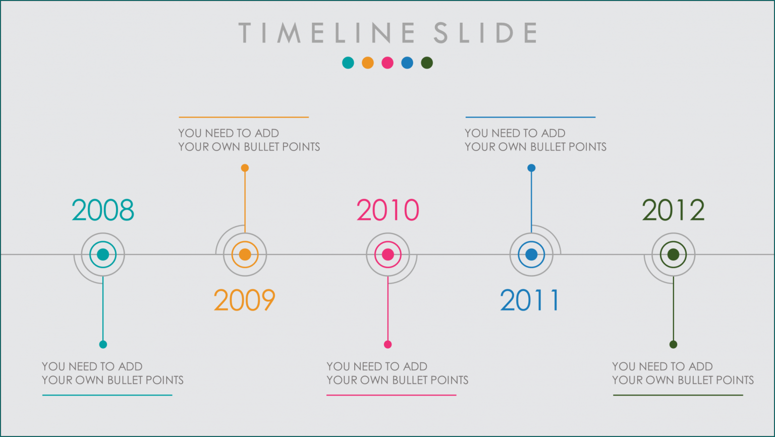 》Free Printable Simple Timeline Template
