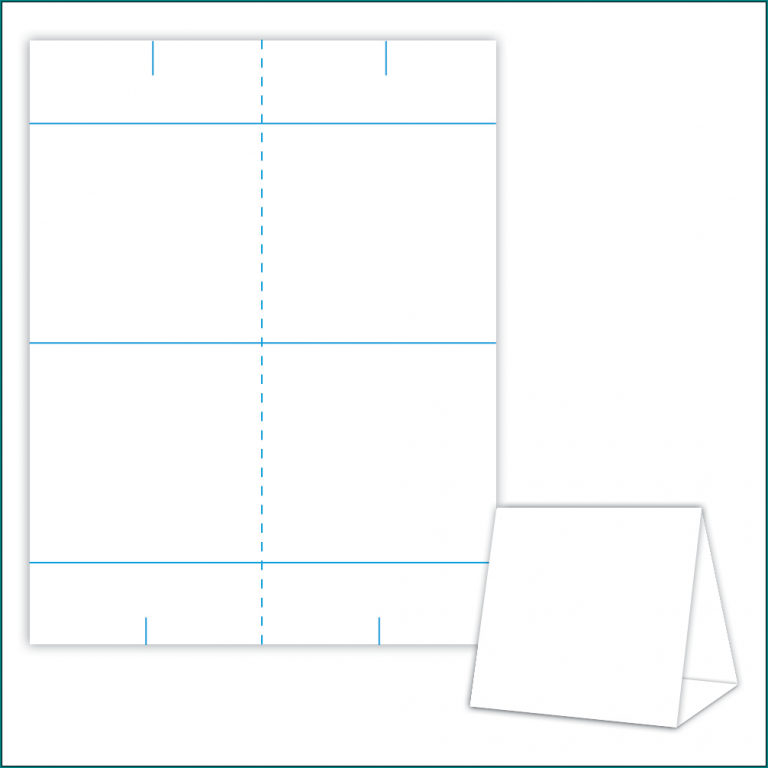 》Free Printable Table Tent Template