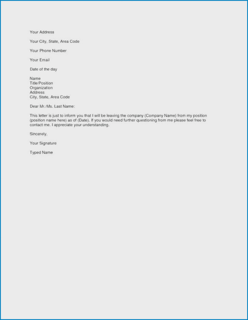 》Simple Cover Letter For a Job Application (Word)