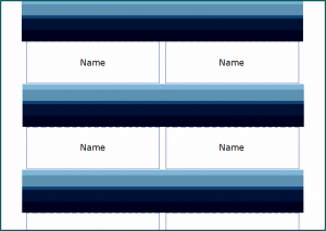》Free Printable Table Name Cards Template