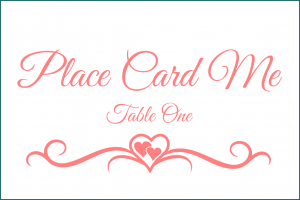 》Free Printable Table Name Cards Template