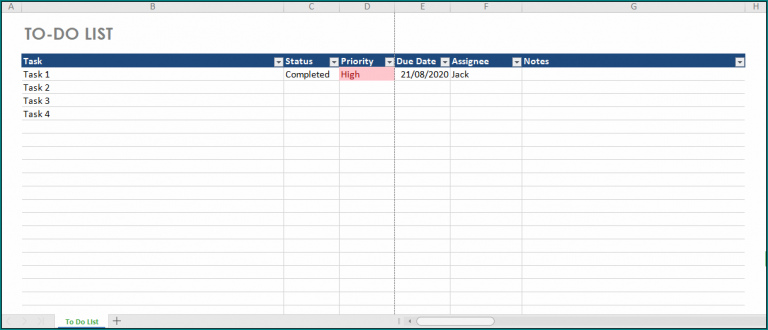 》Free Printable To Do List Template