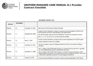 》Printable Uniform Checklist Template