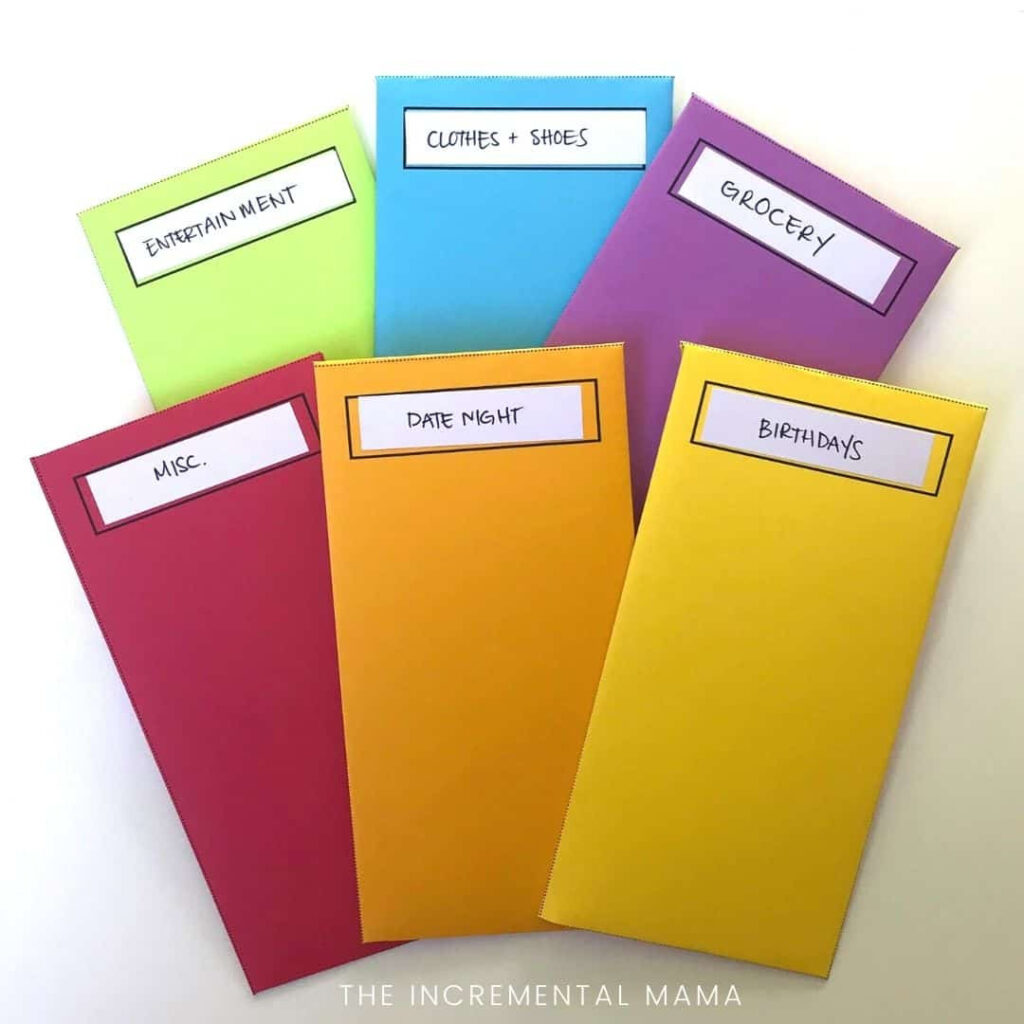 A Simple Cash Envelope System Template – Free Printable | Bogiolo
