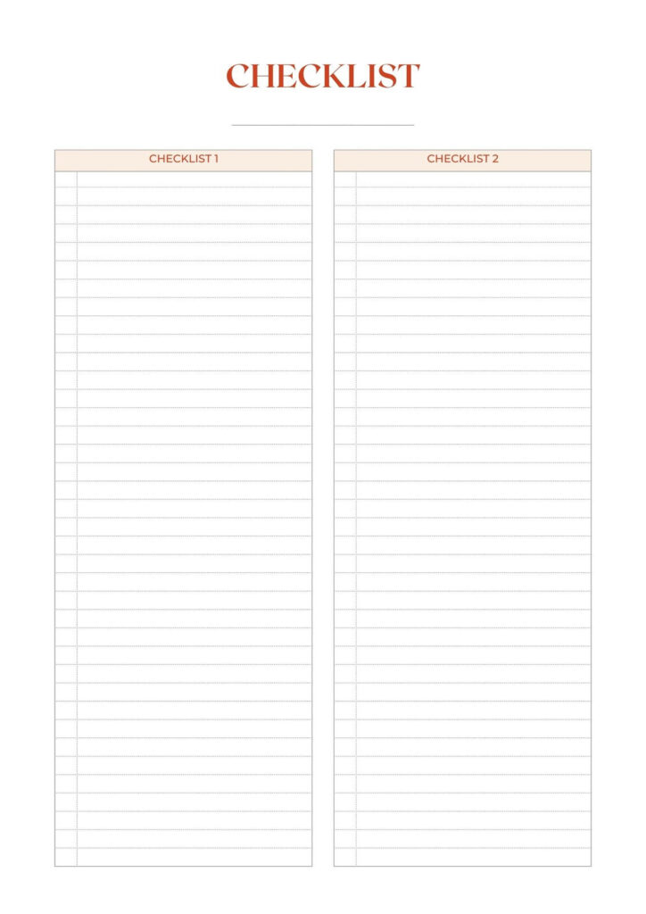 Free, custom downloadable checklist templates Canva | Bogiolo