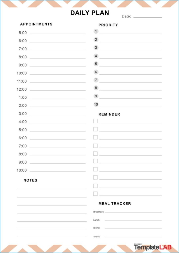 》Daily Planner Template (Ready To Use)