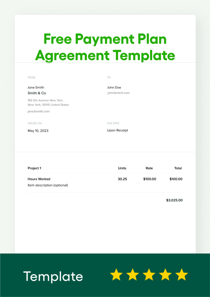 Free Payment Plan Agreement Template (FREE – Updated) – Bonsai | Bogiolo