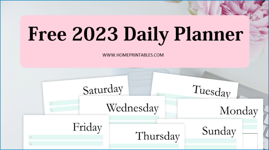 》Daily Planner Template (Ready To Use)