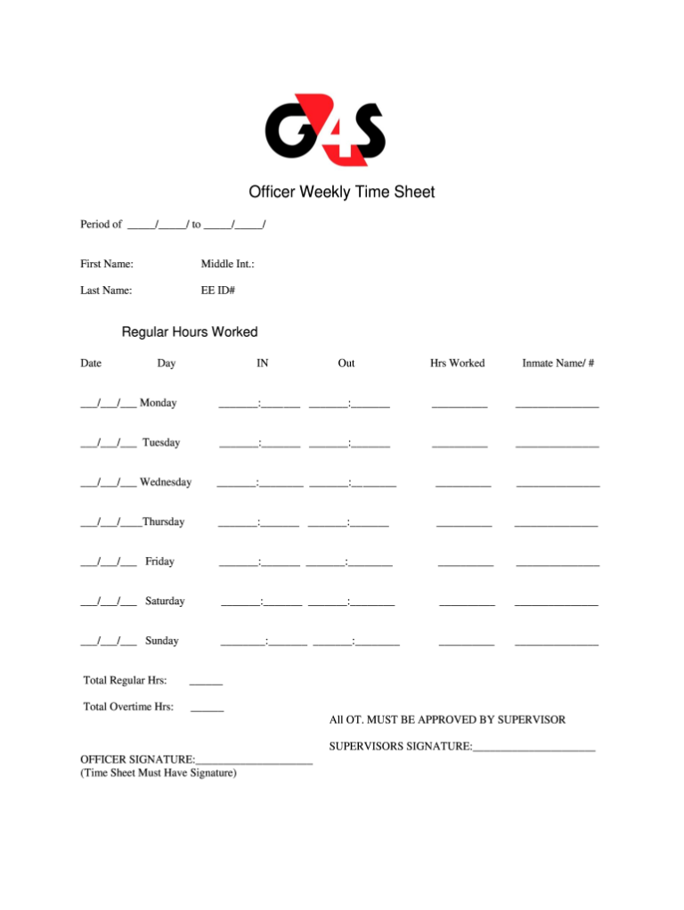 Gs Timesheet – Fill Online, Printable, Fillable, Blank pdfFiller | Bogiolo