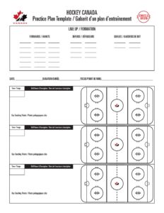 hockey practice planner template | Bogiolo