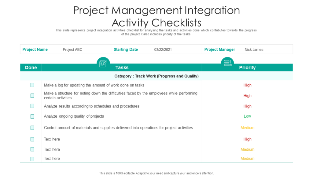 Top Project Management Checklist Templates with Examples and | Bogiolo